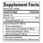 1400 mg flaxseed oil softgels