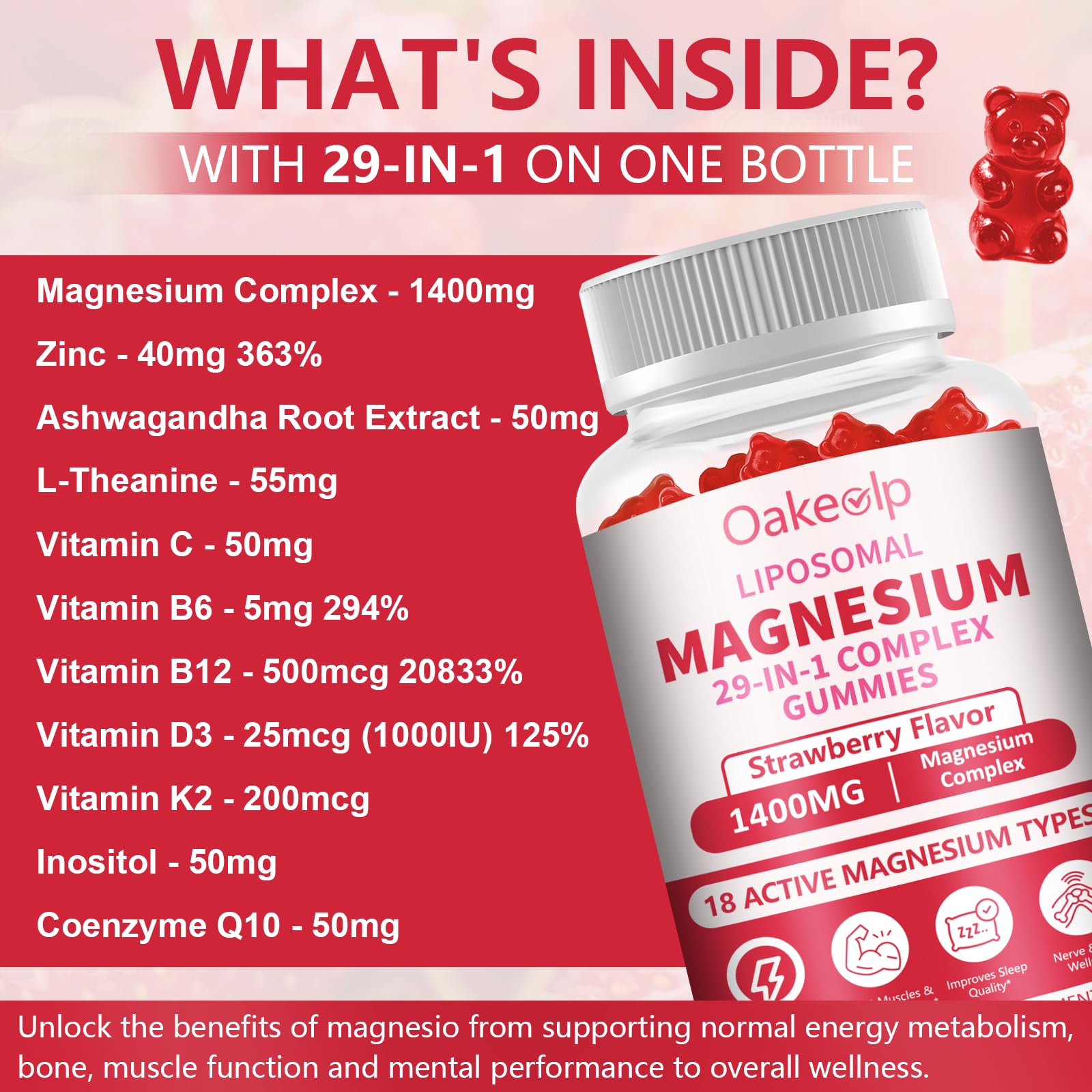 1400 mg magnesium for muscle support