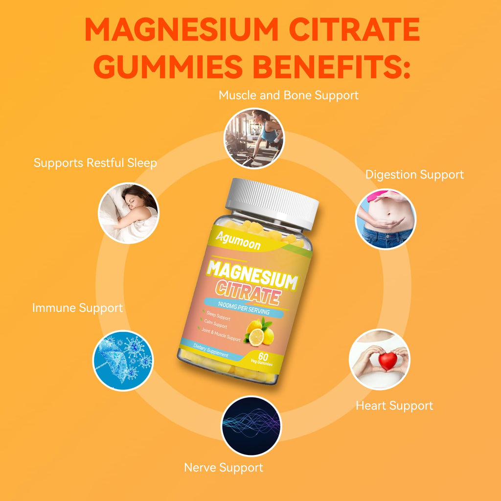 1400 mg magnesium gummies for energy