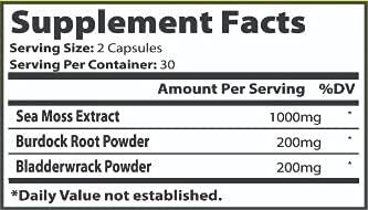 1400mg sea moss for optimal nutrition