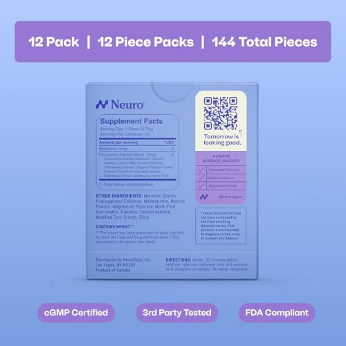 144 count sleep mints for nightly use