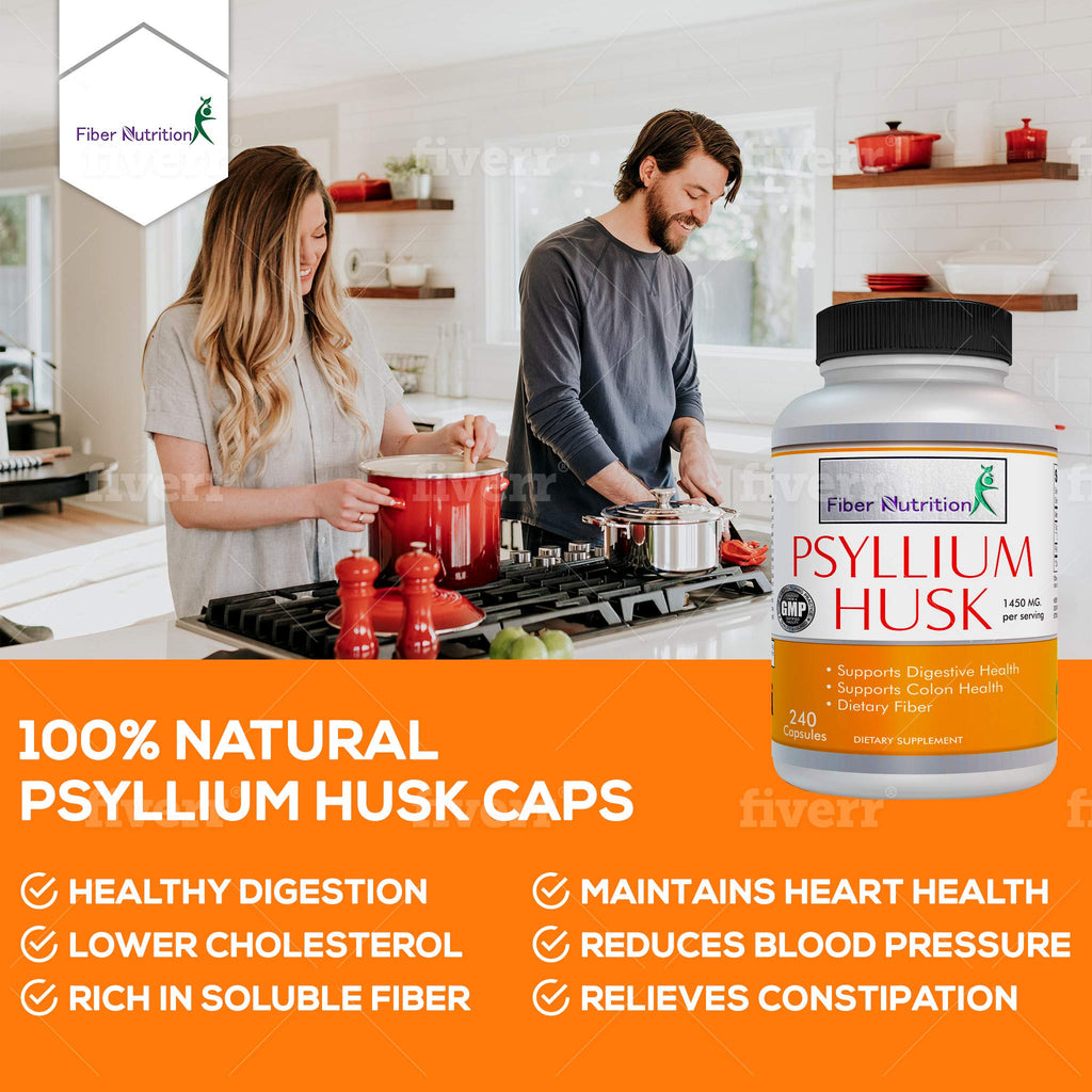 1450 mg psyllium per serving