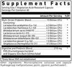 15 billion CFU vegetarian probiotics