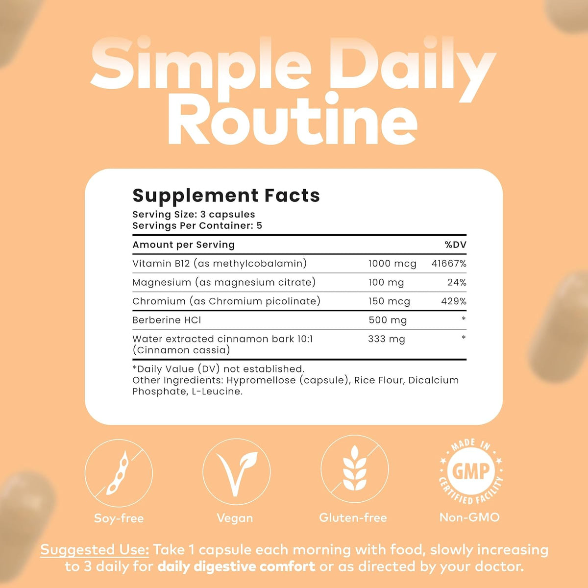 15 capsules for daily health