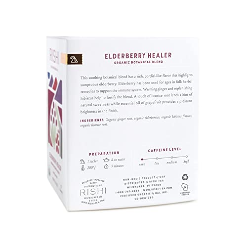 15 count elderberry tea bags
