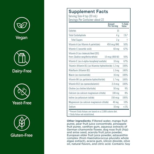 15 Fl Oz Flora multivitamin for energy