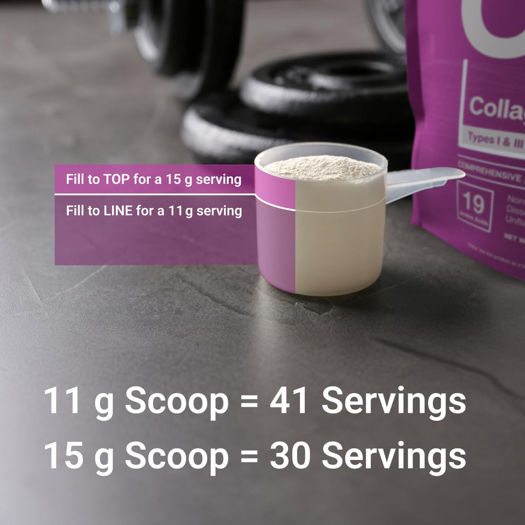 15 g hydrolyzed collagen serving size