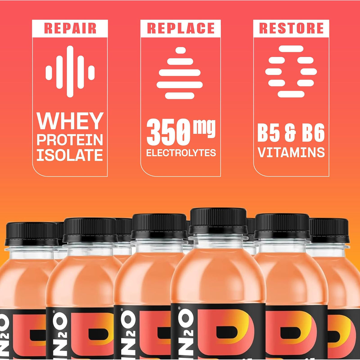15 g whey protein per bottle