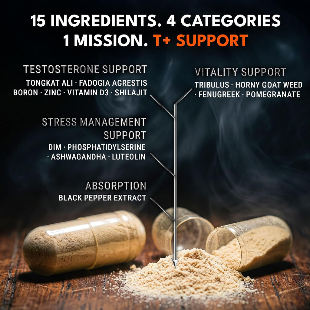 15-in-1 testosterone support capsules