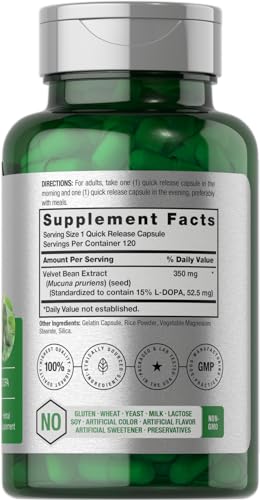 15% L-Dopa velvet bean supplement