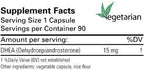 15 mg DHEA for hormonal balance