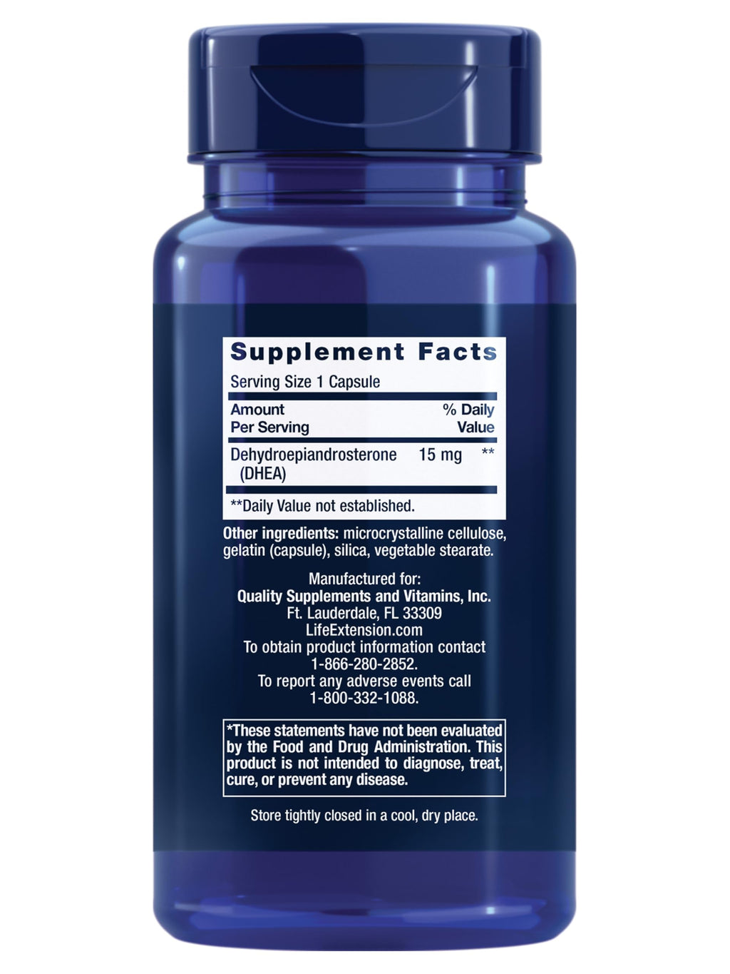 15 mg DHEA for muscle mass support