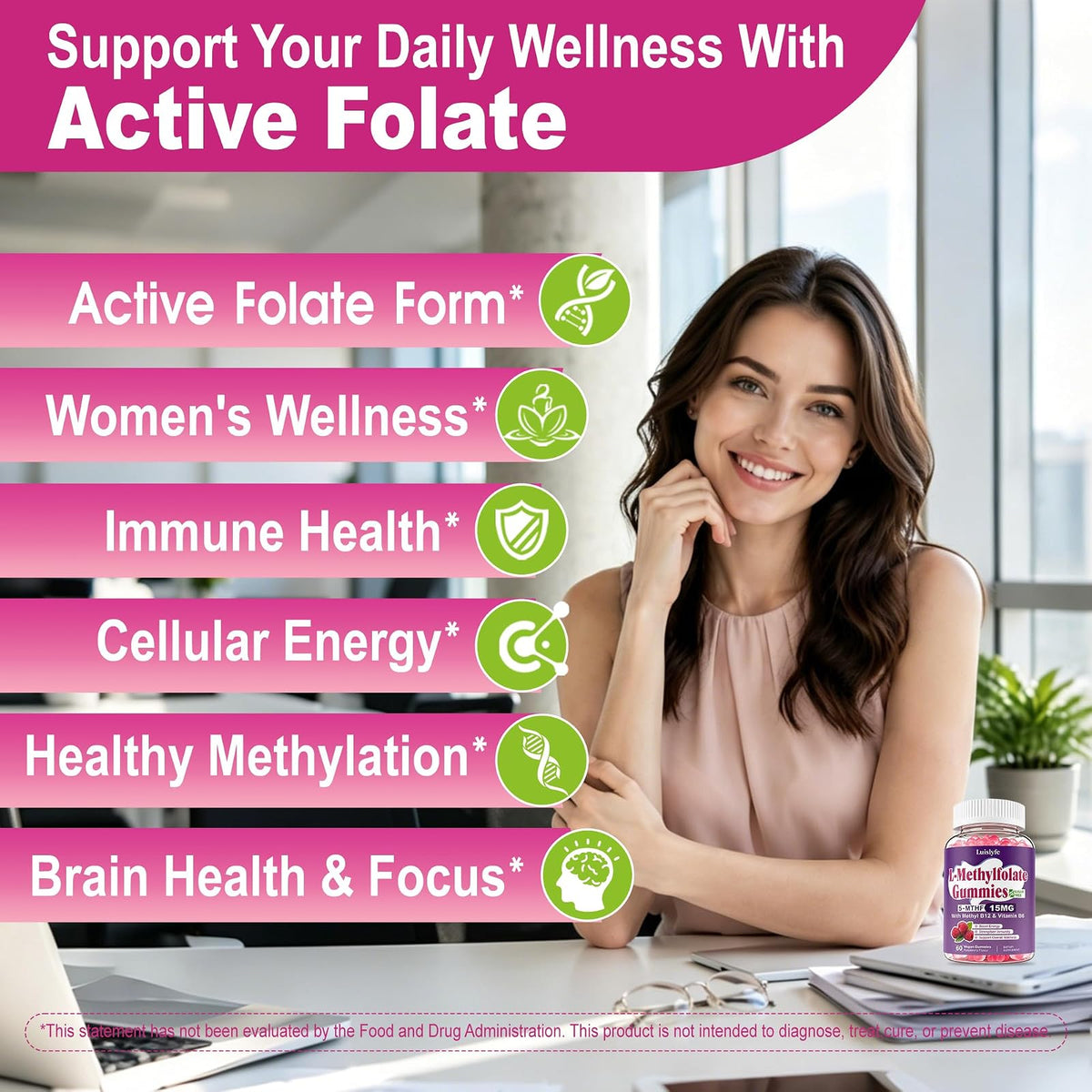 15 mg folate gummies for women