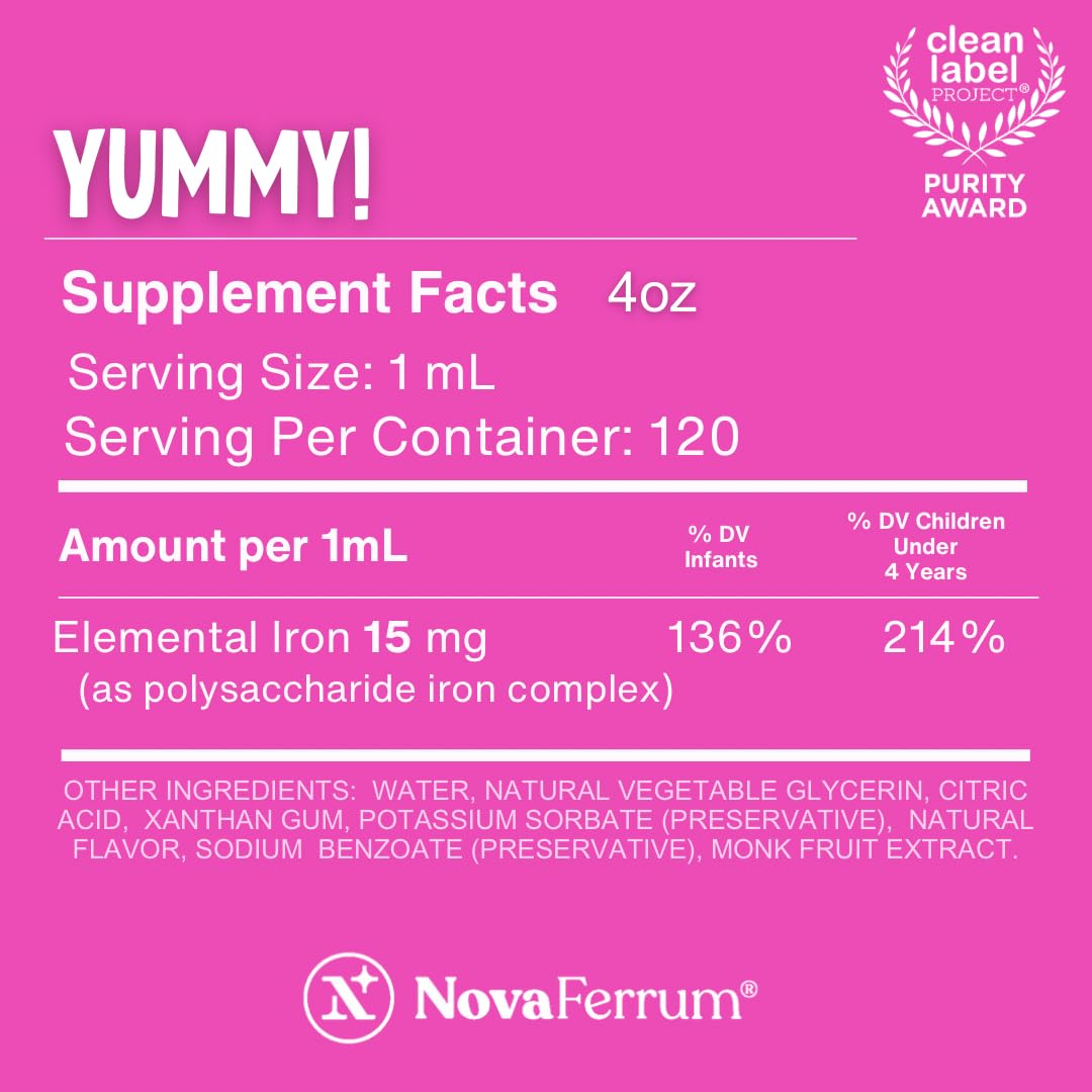 15 mg iron bisglycinate formula