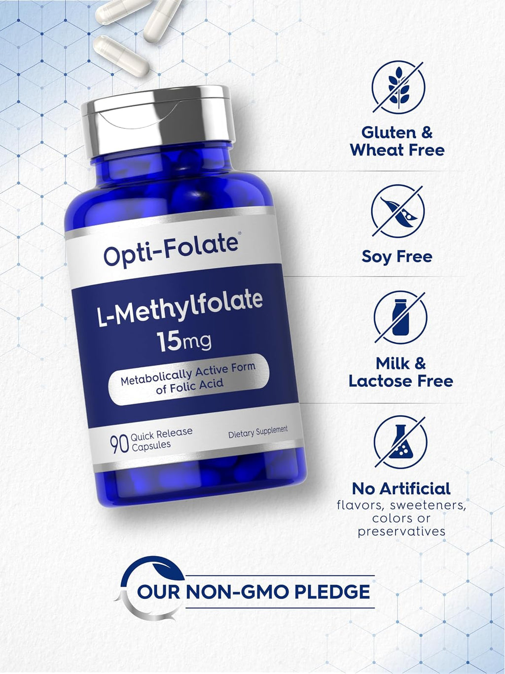 15 mg L Methylfolate for daily nutrition