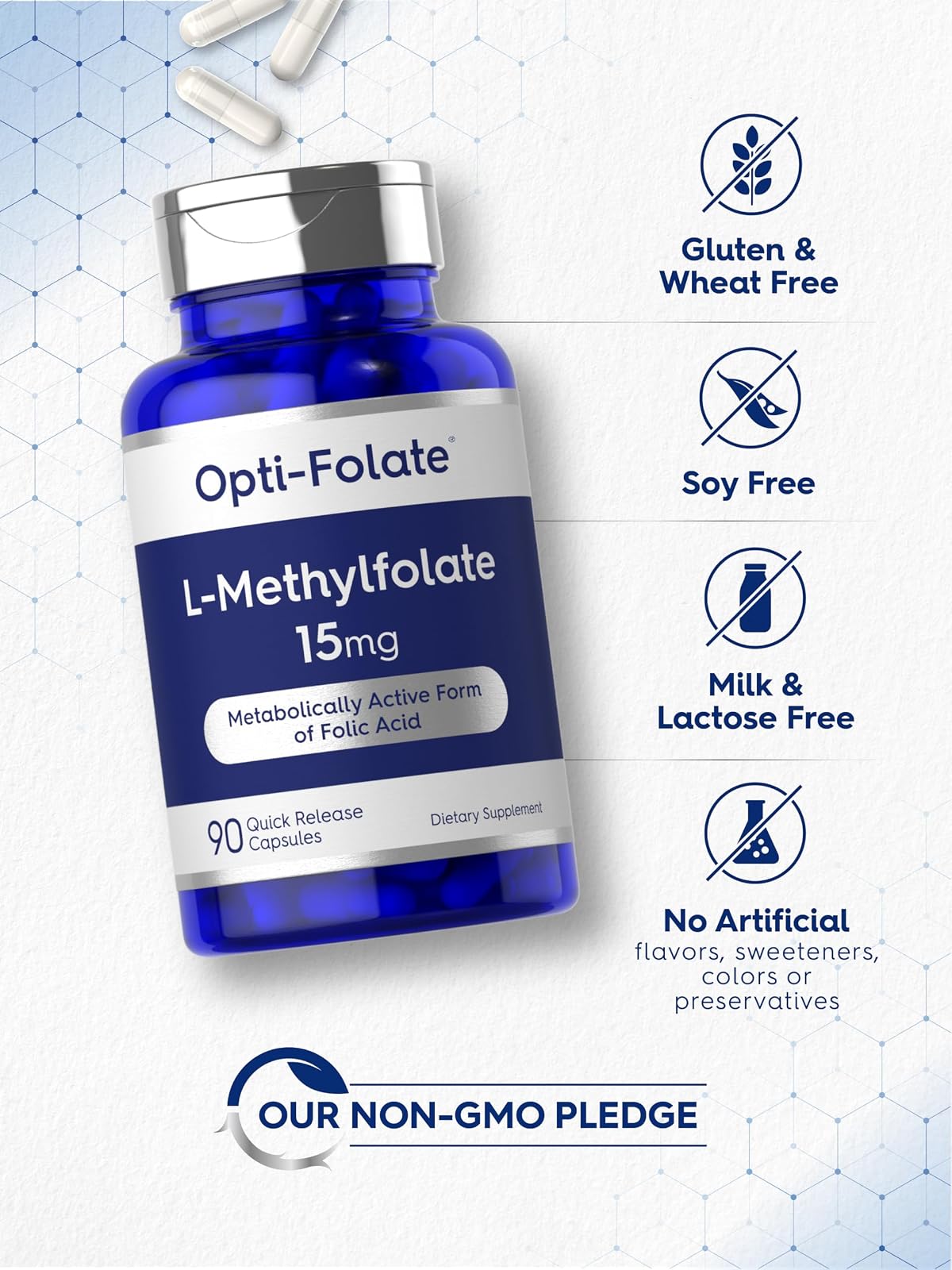 15 mg L Methylfolate for daily nutrition