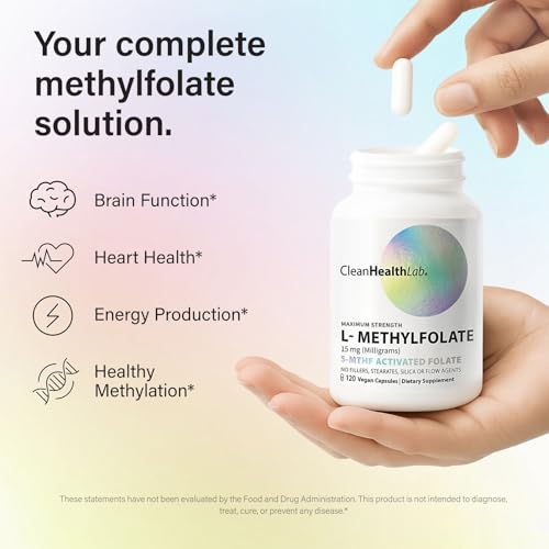 15 mg L-Methylfolate for energy support