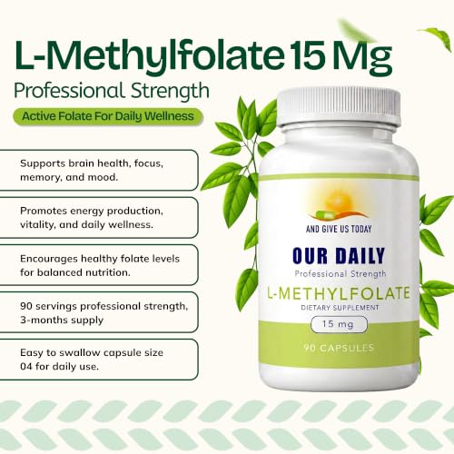 15 mg L-Methylfolate for energy