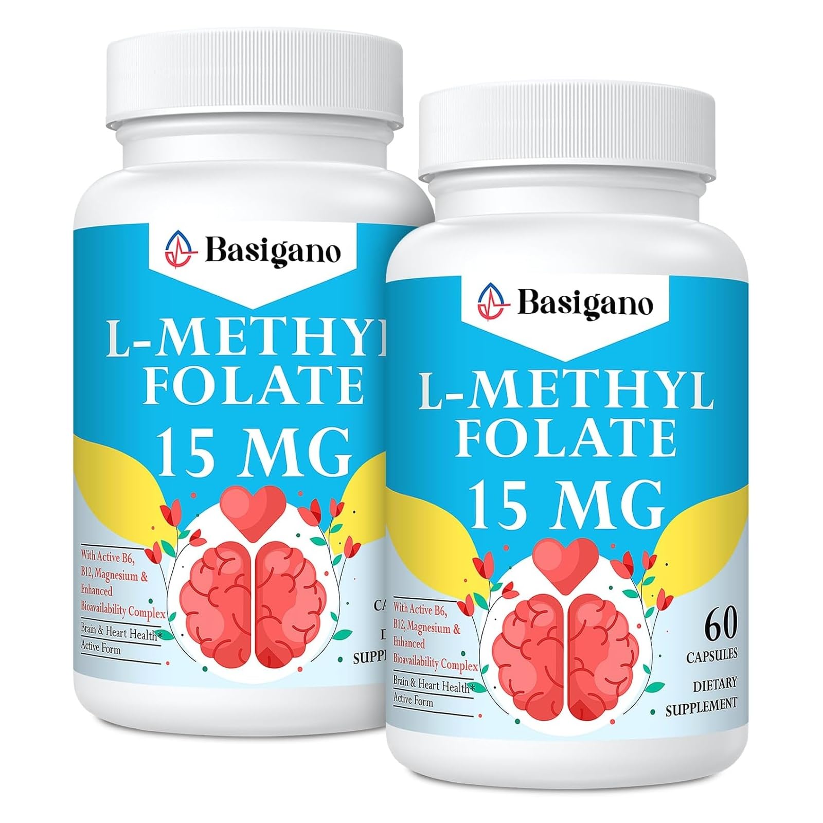 15 mg L-Methylfolate vegetarian capsules