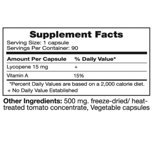 15 mg Lycopene for healthy skin