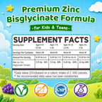 15 mg Zinc Bisglycinate for better absorption