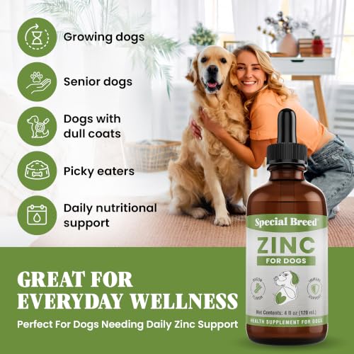 15 mg zinc for canine health