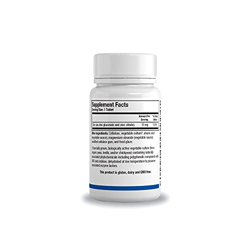 15 mg zinc for cellular function