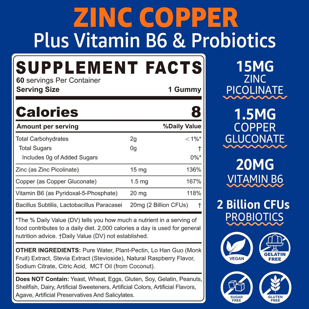 15 mg zinc gummies for health