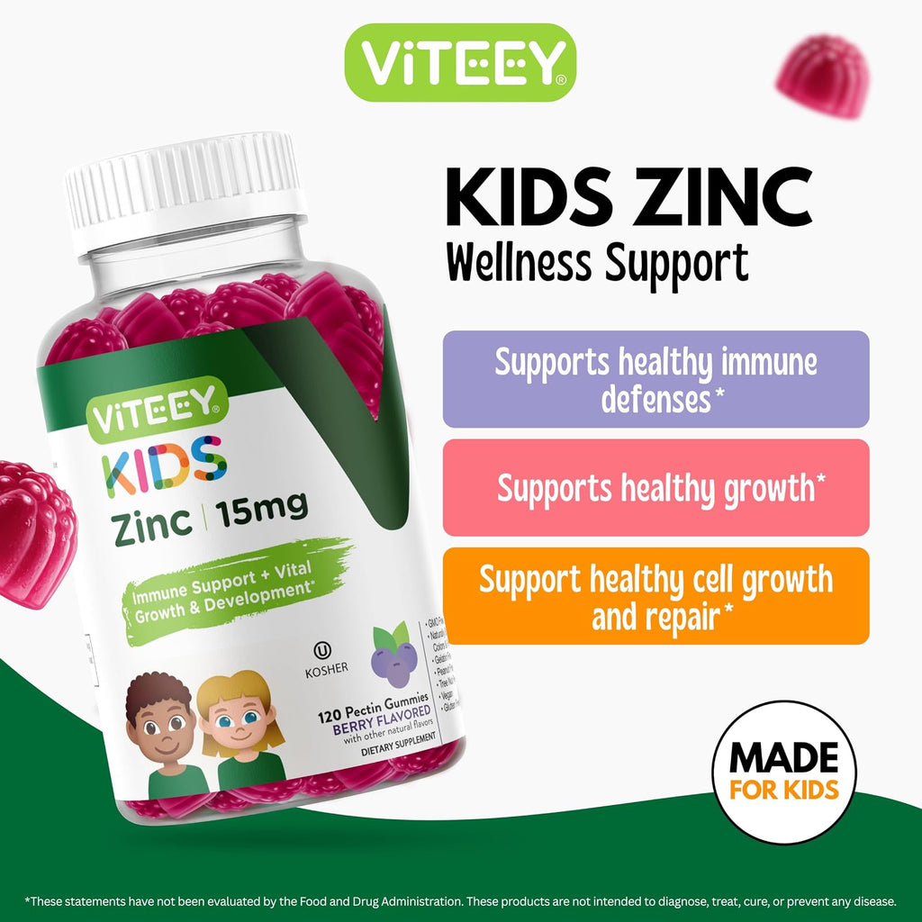 15 mg zinc supplement for children