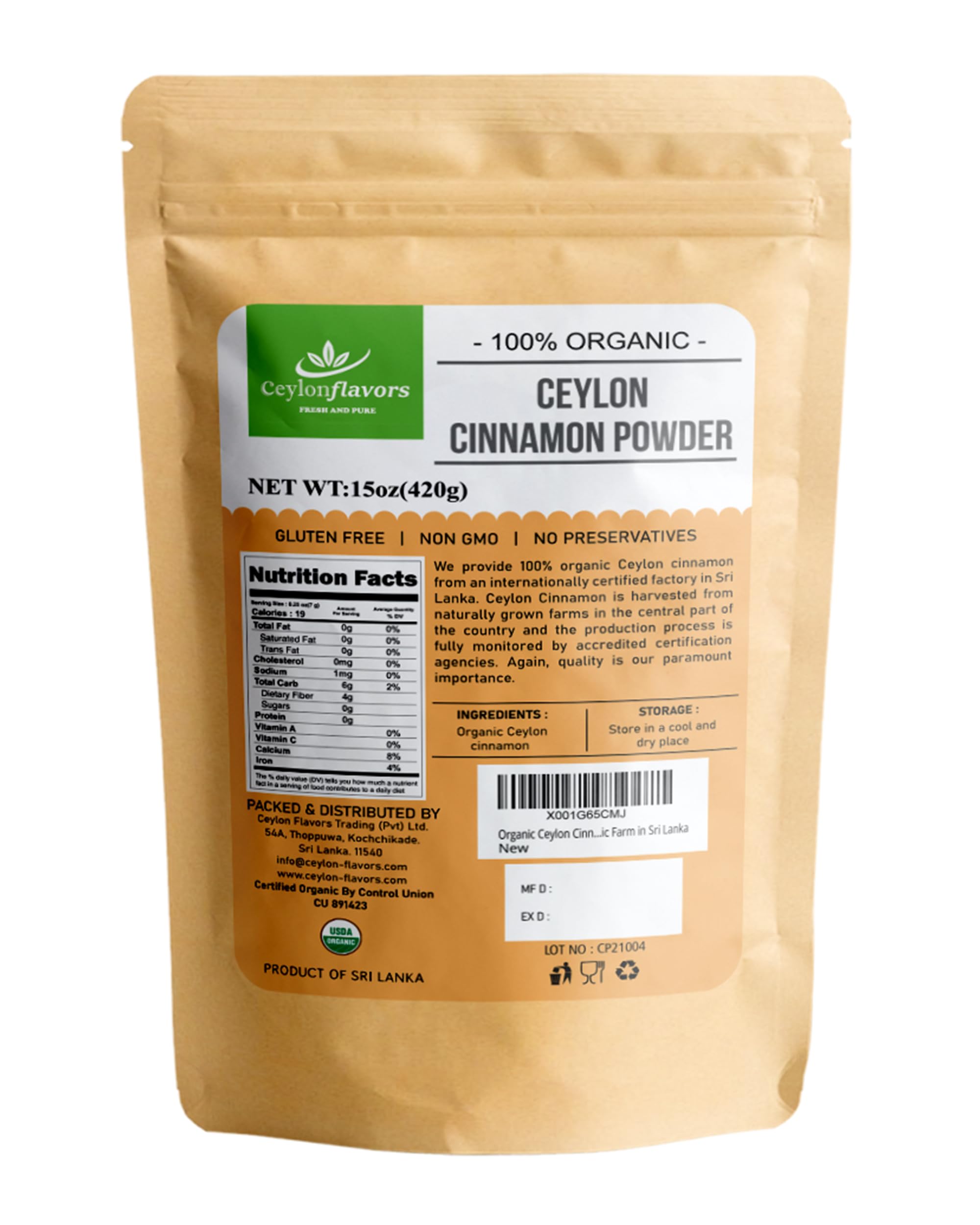 15 oz ceylon cinnamon for baking