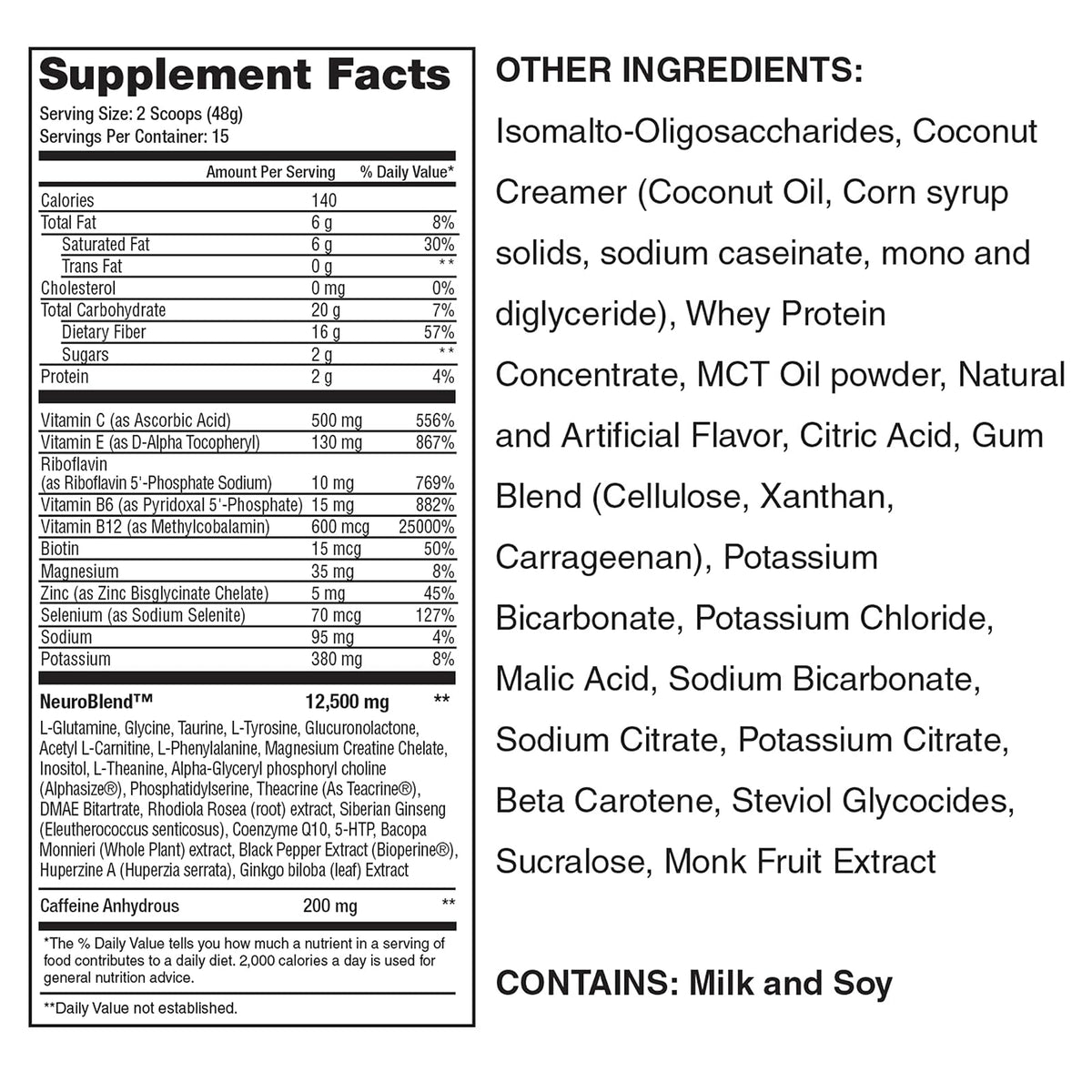 15 servings of cognitive boost