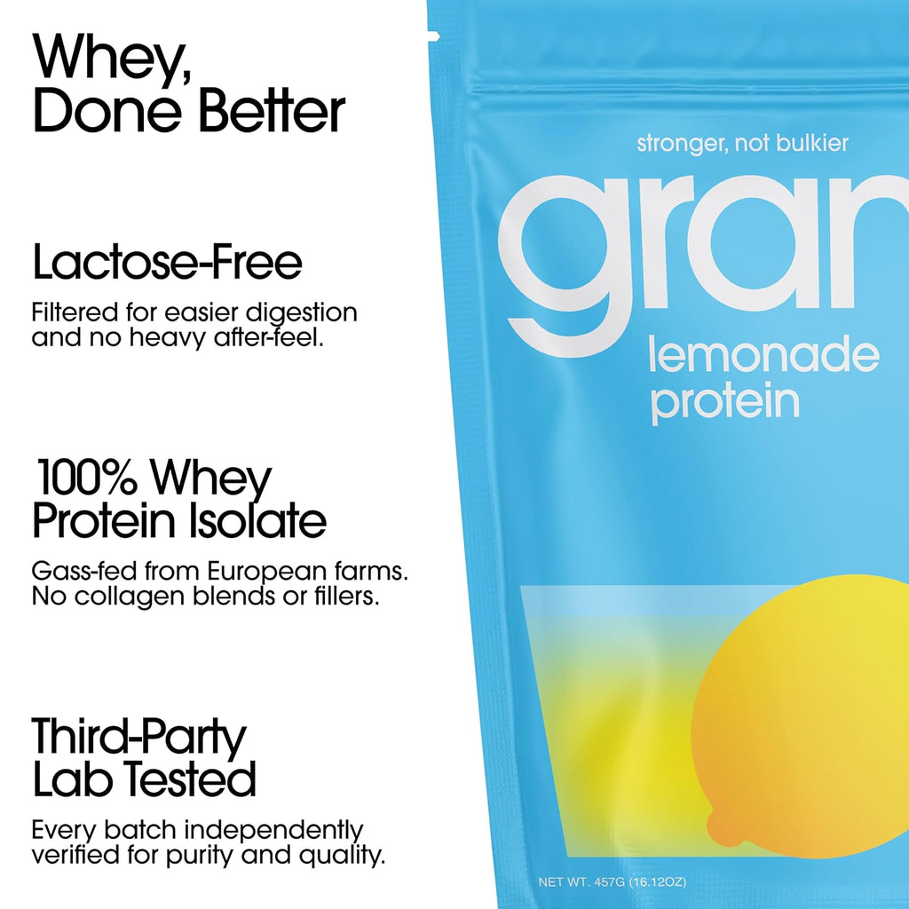 15 servings of GRAMMS protein