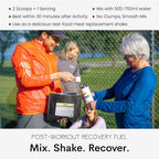 15 servings of Recover protein powder