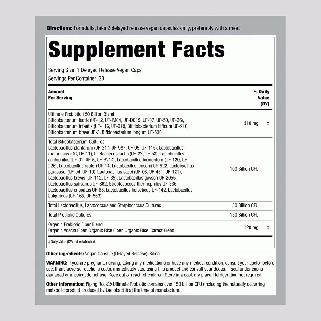 150 billion CFU digestive support