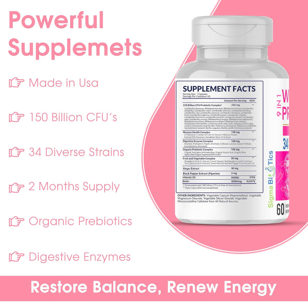 150 billion CFU vegan probiotics