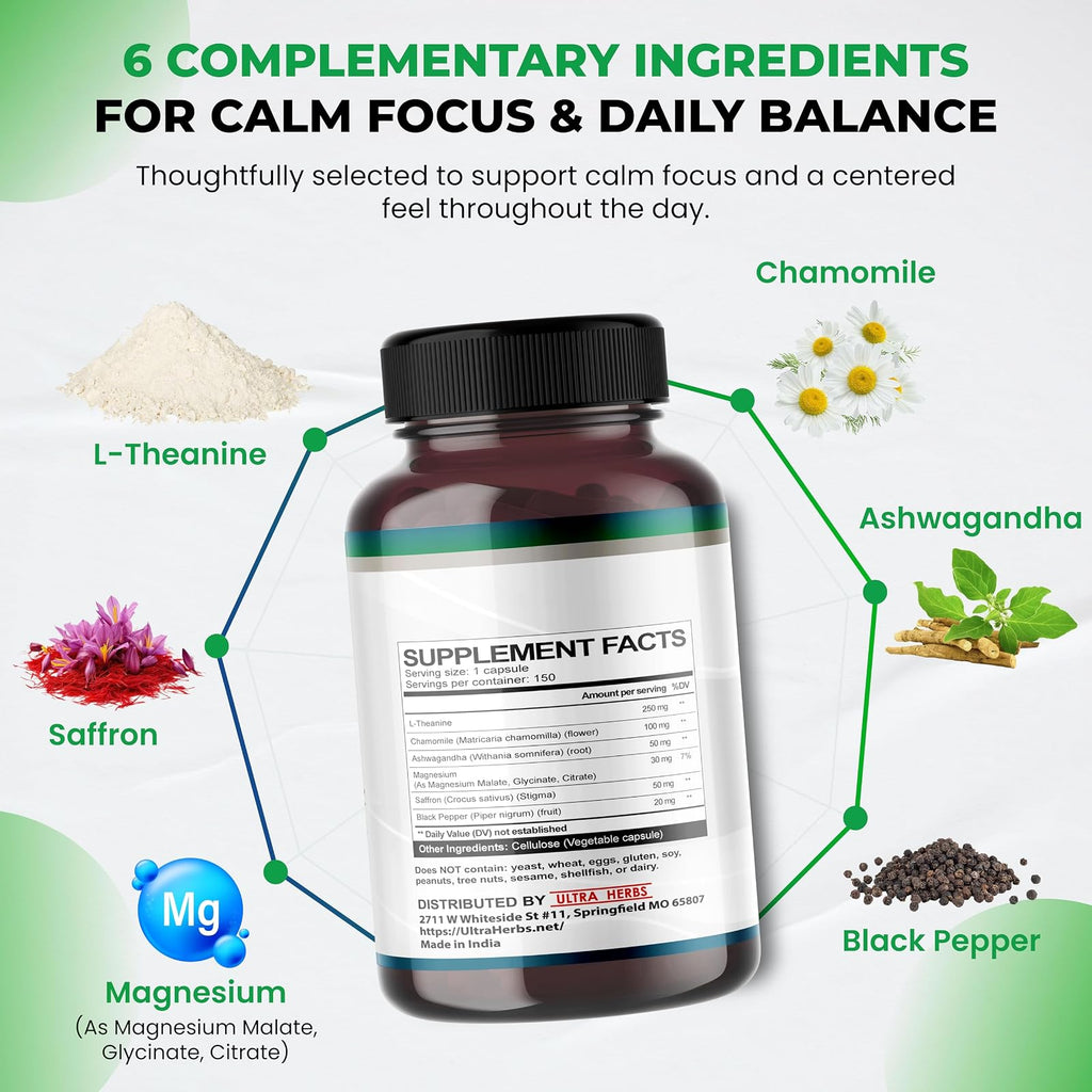 150 capsules for daily relaxation