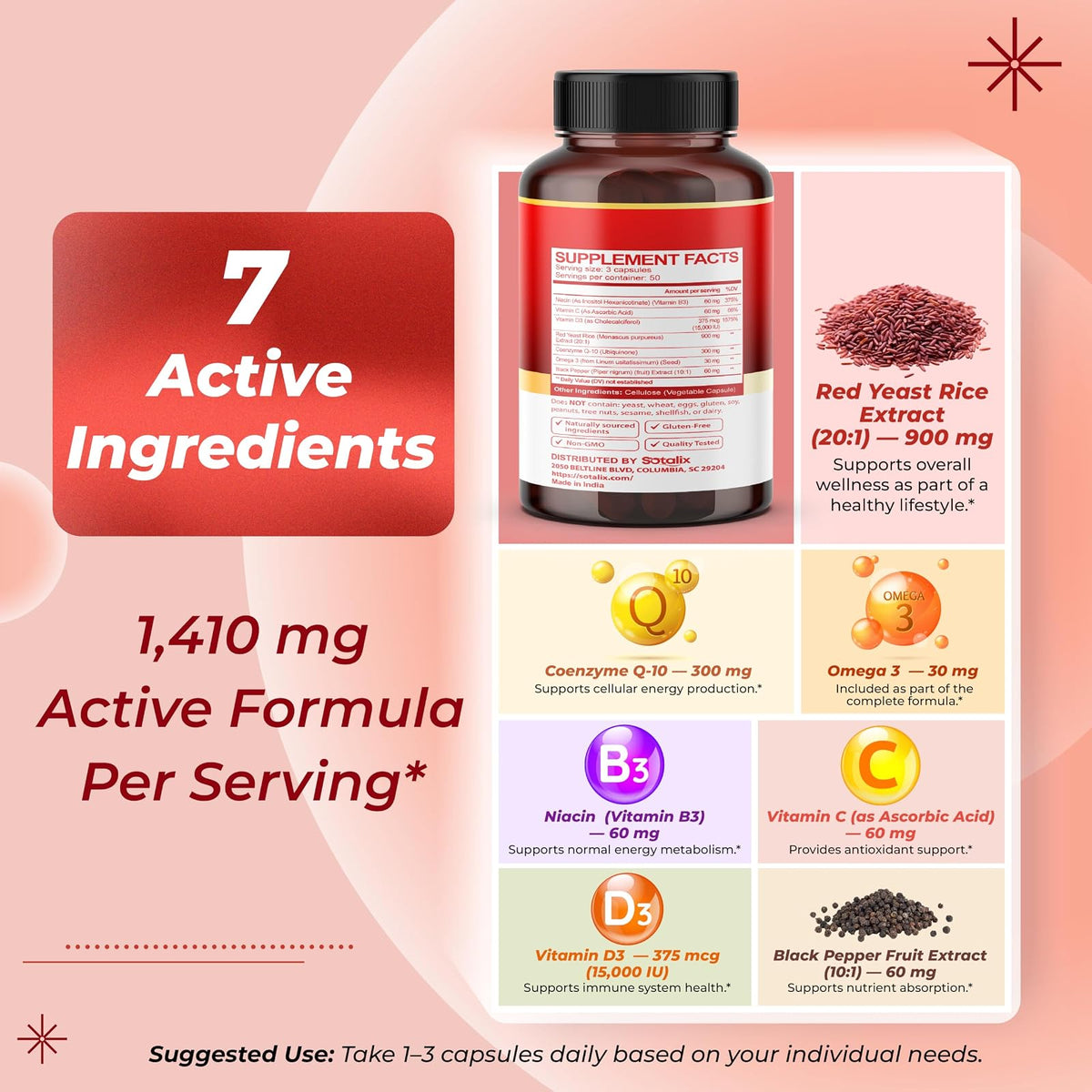 150 capsules for daily use