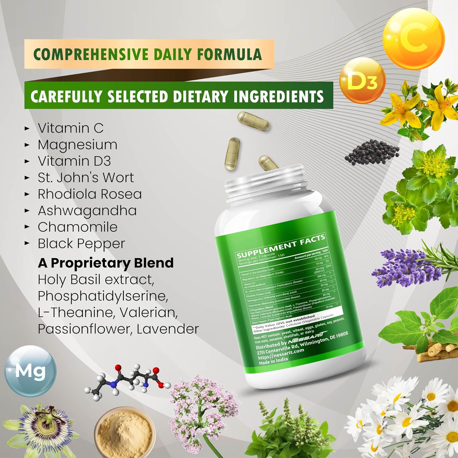 150 capsules for daily wellness