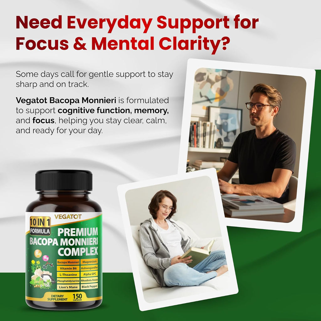 150 capsules of Bacopa Monnieri