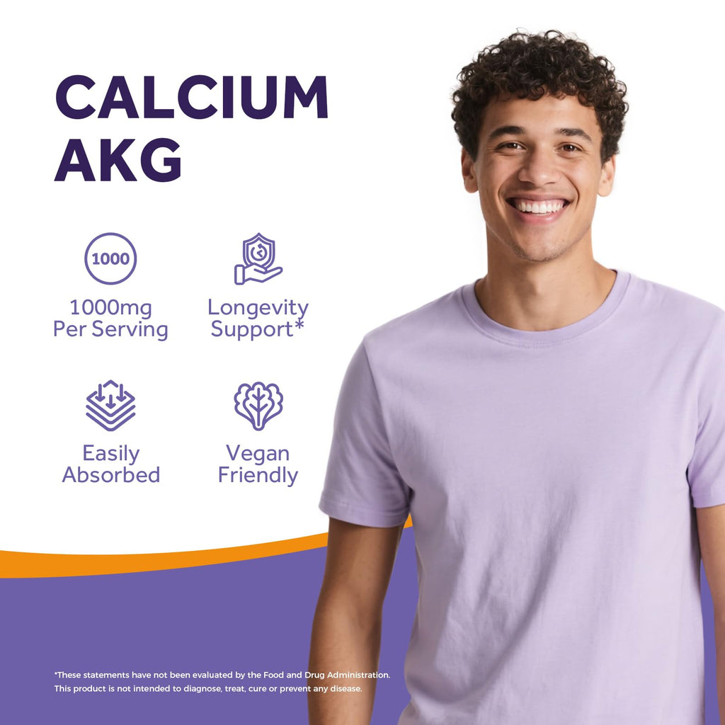 150 capsules of calcium AKG
