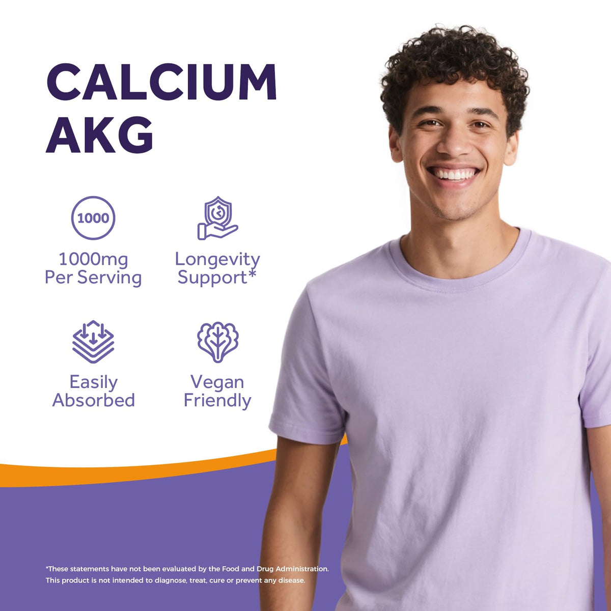 150 capsules of calcium AKG