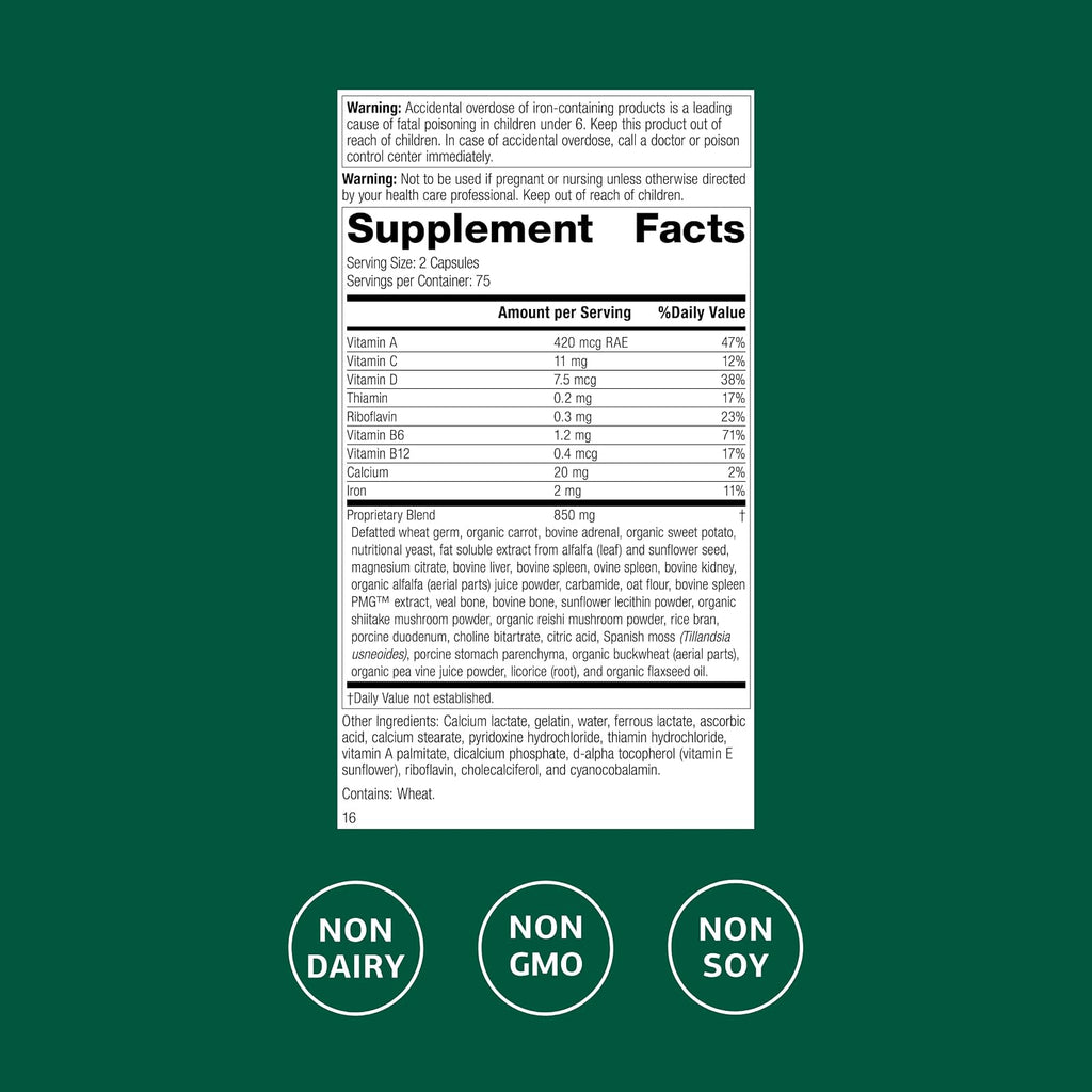 150 capsules of Catalyn with Iron