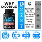 150 capsules of DEDICAD Black Cohosh