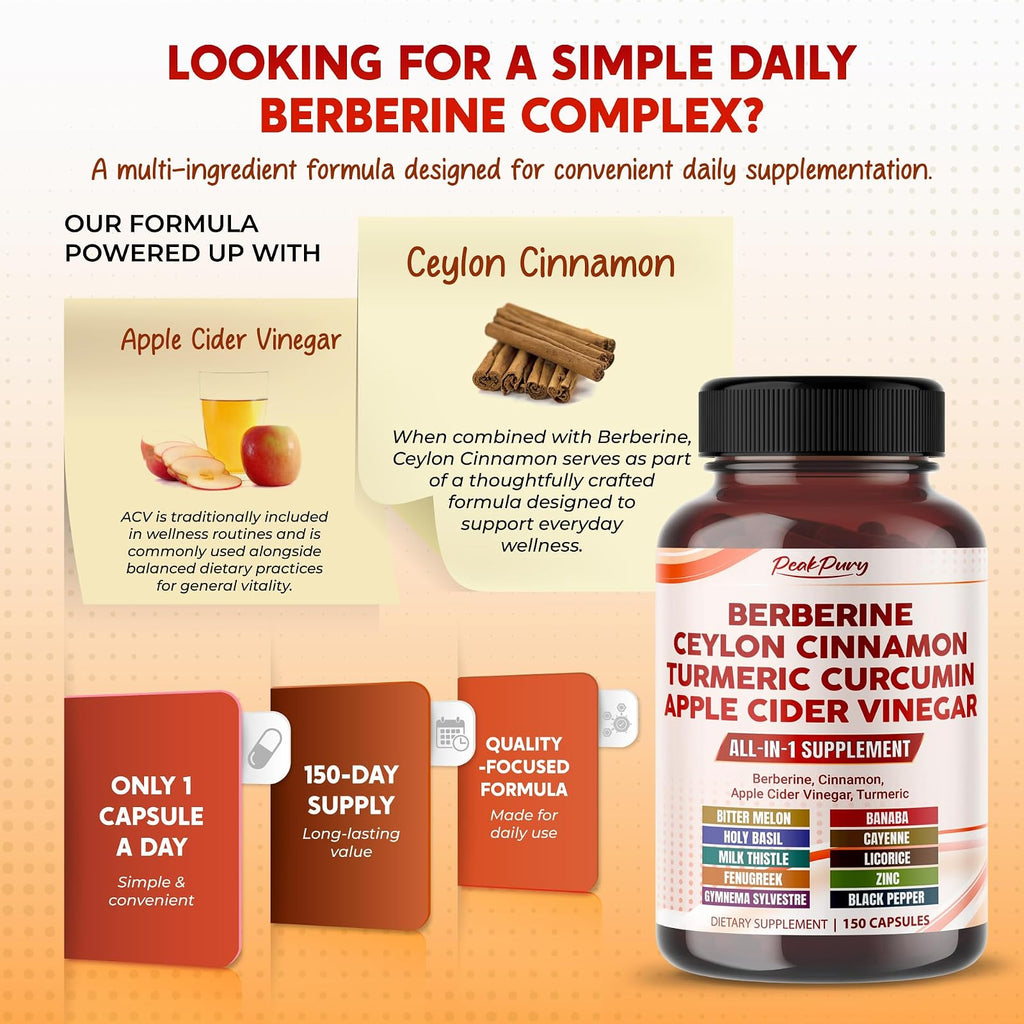 150 capsules of herbal berberine