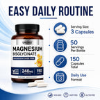 150 capsules of Magnesium Glycinate