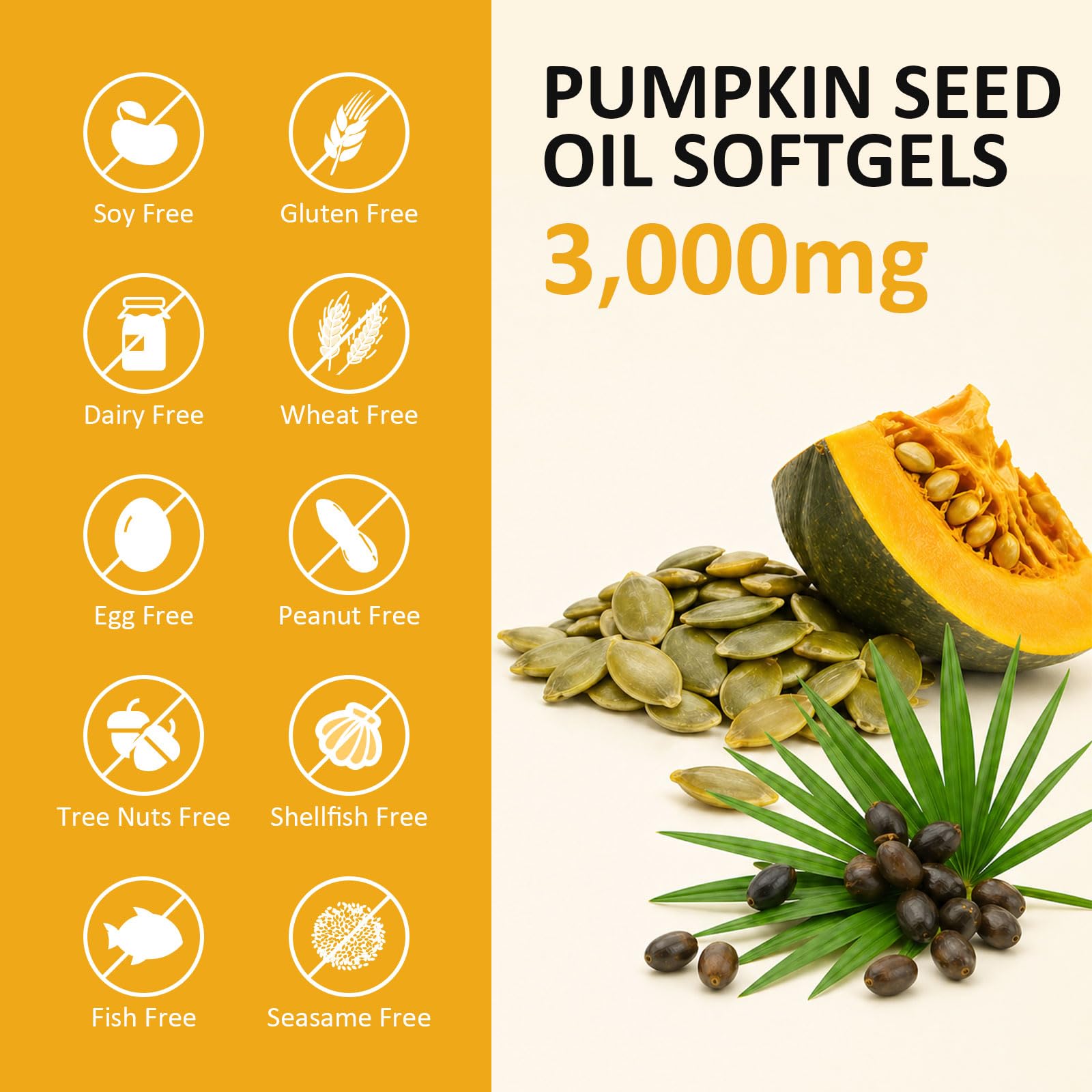 150 capsules of saw palmetto oil
