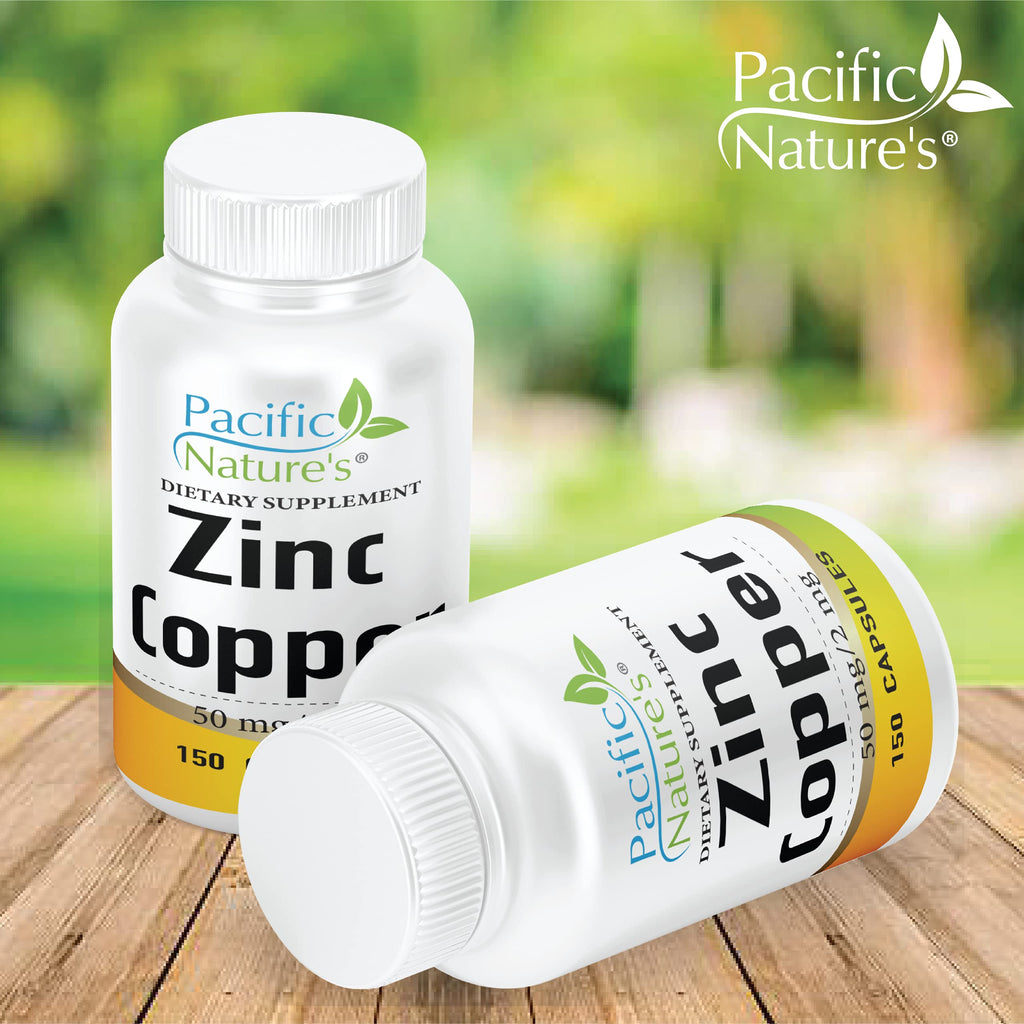 150 capsules of zinc for wellness