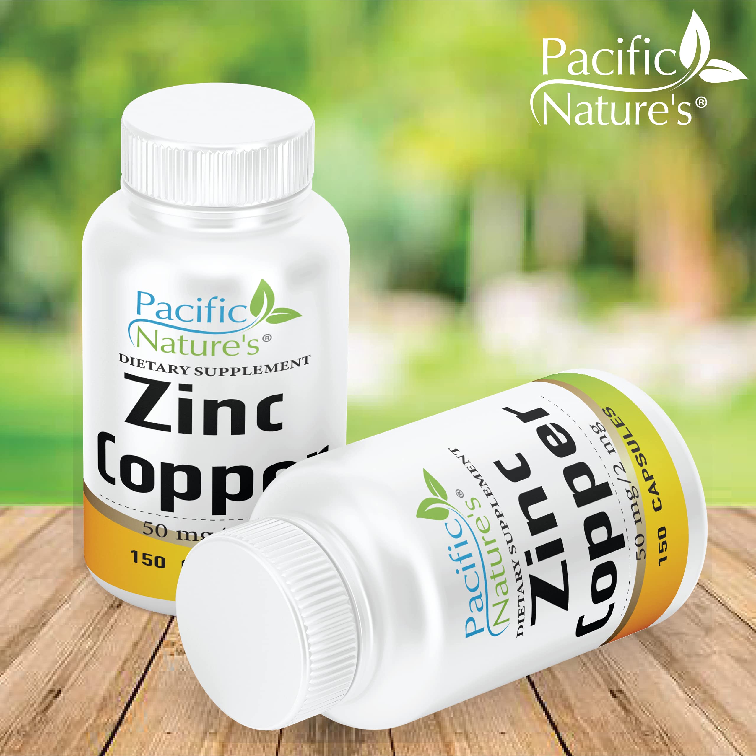 150 capsules of zinc for wellness