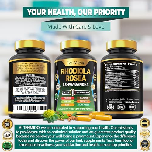 150 capsules rhodiola rosea