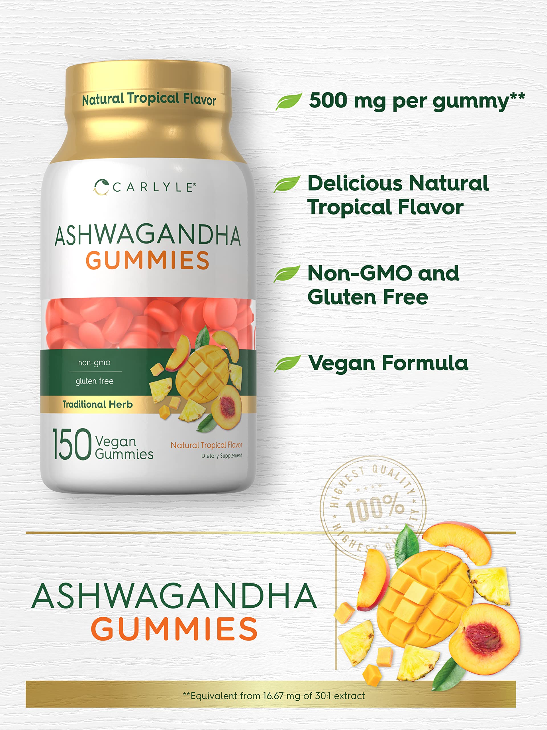 150 count ashwagandha gummies for daily use